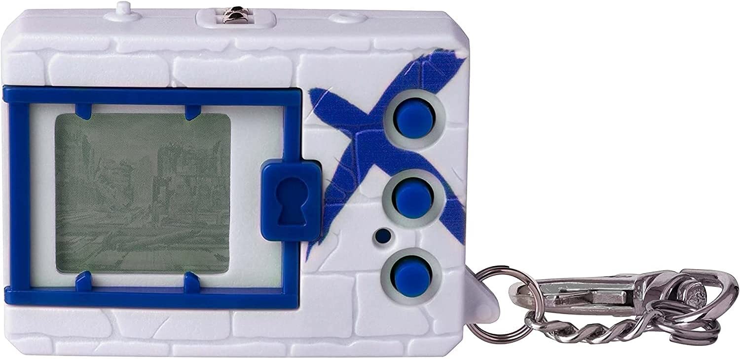 Digimon Digivice Pet Monster White Blue - Zappies
