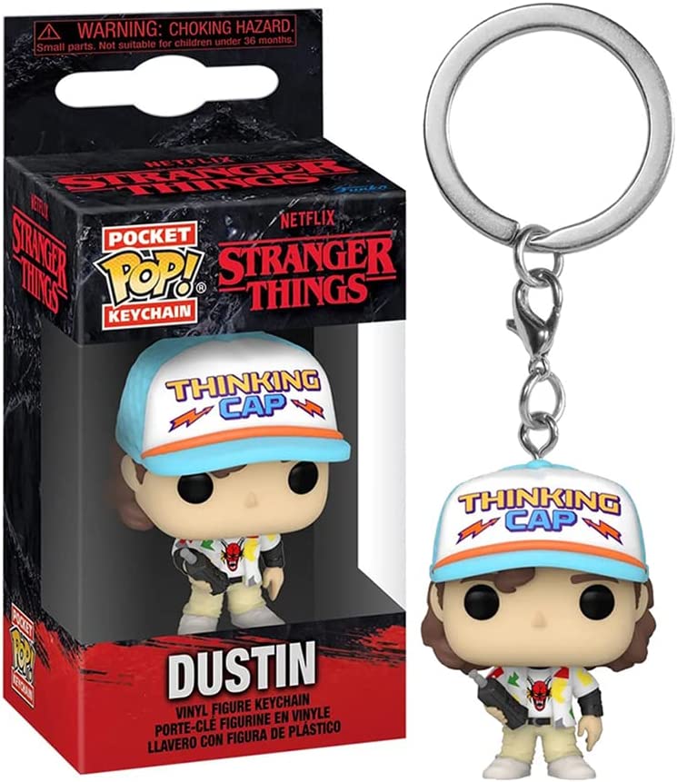 Funko Pop Keychain Stranger Things Dustin - Zappies