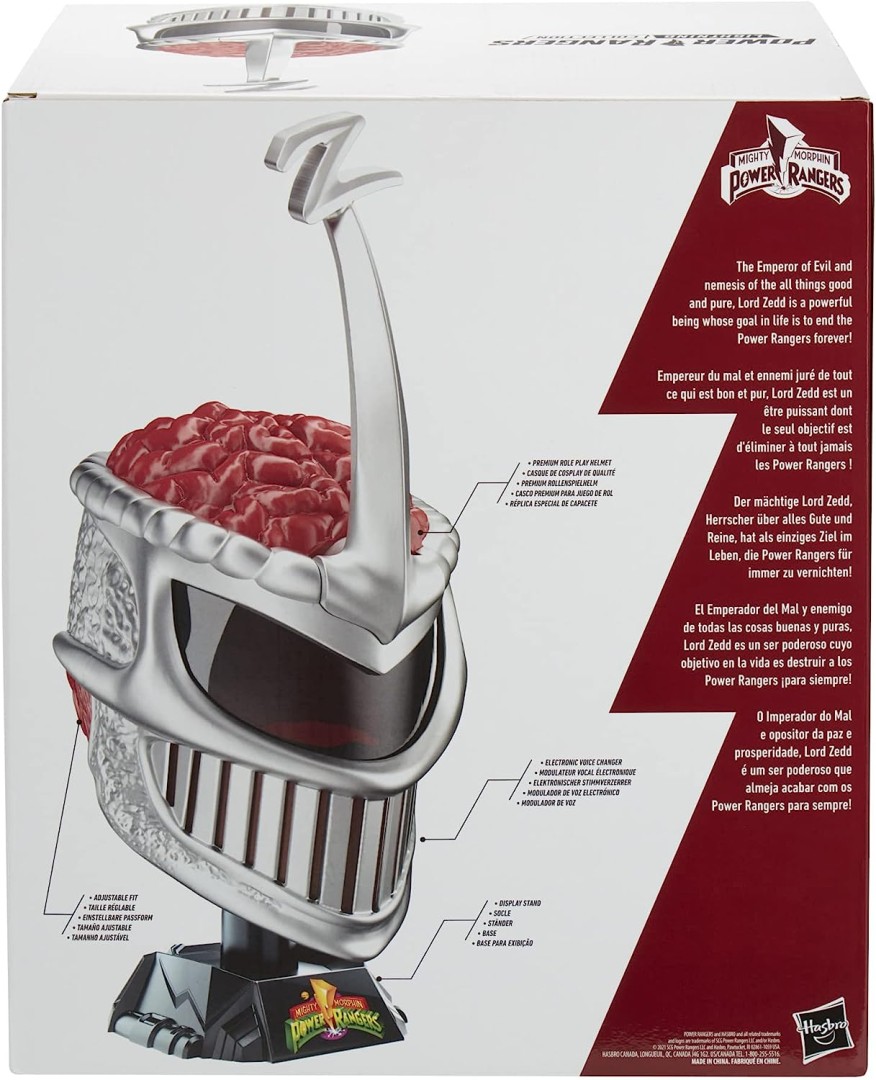 Power Rangers Mighty Morphin Lord Zedd Helmet - Zappies