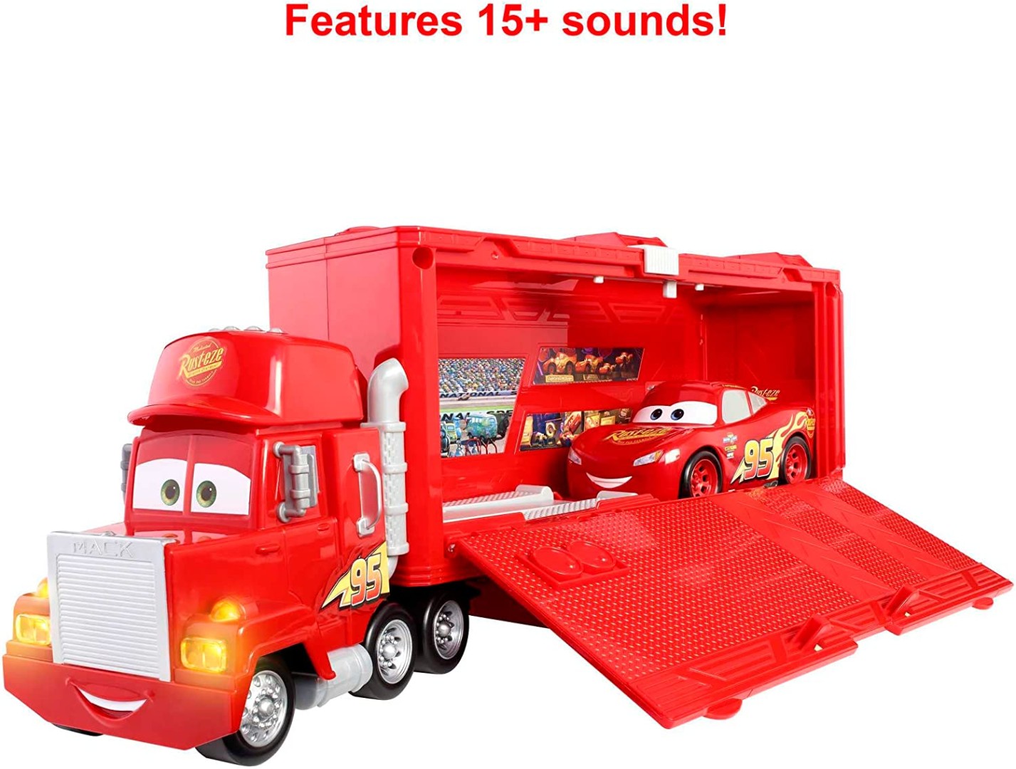 Disney Cars Track Talkers Chat And Haul Mack - Zappies