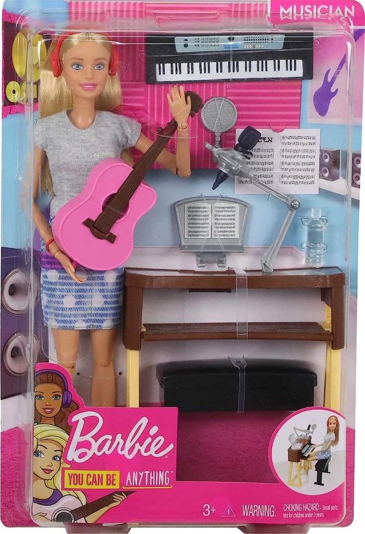 Barbie Musician Doll And Playset - Zappies