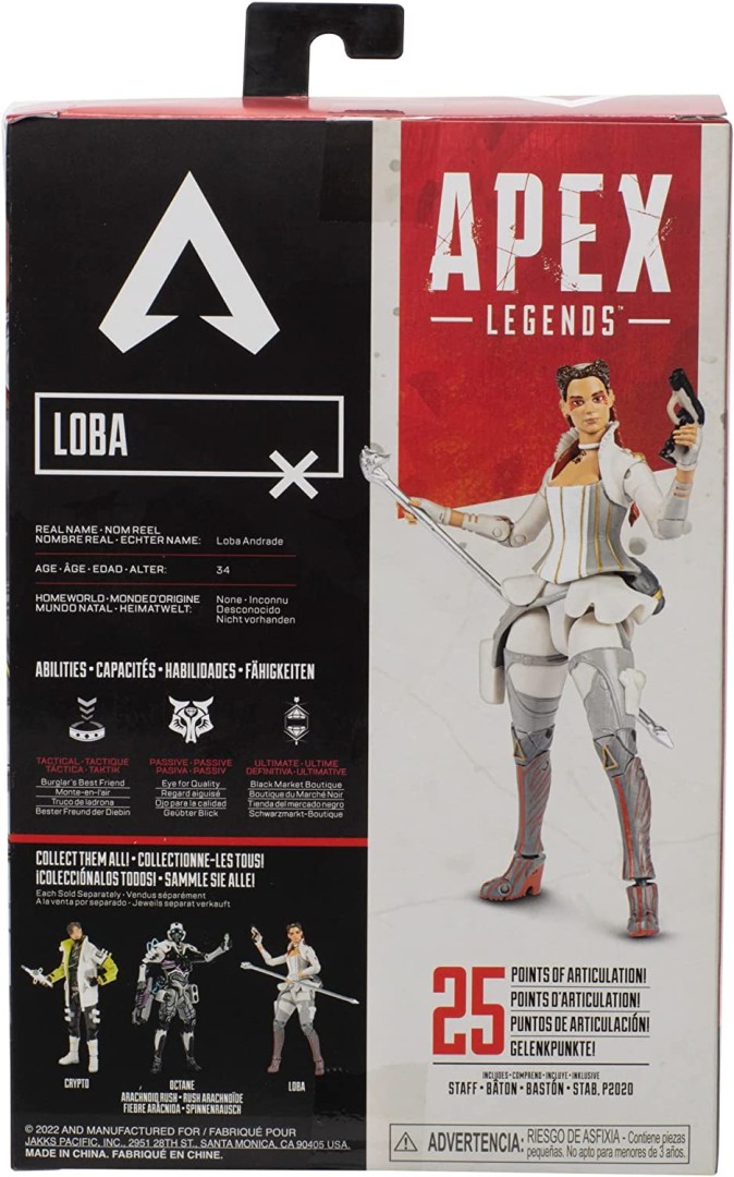 Apex Legends Figure Loba Pk12 - Zappies