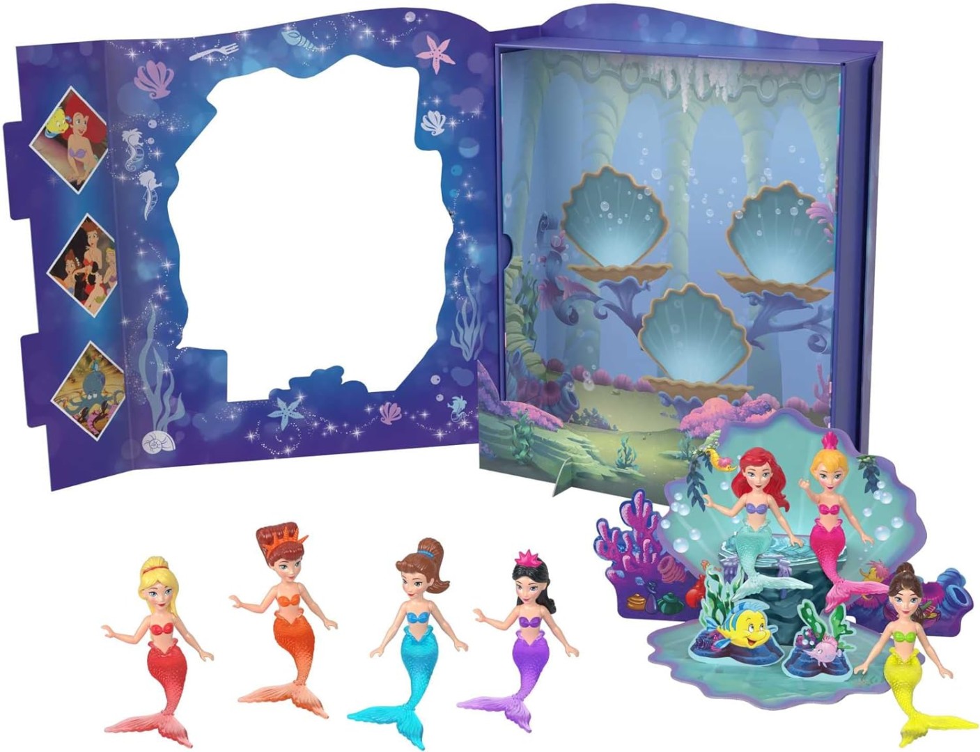 Disney Princess Ariel And Sisters Storybook Set - Zappies