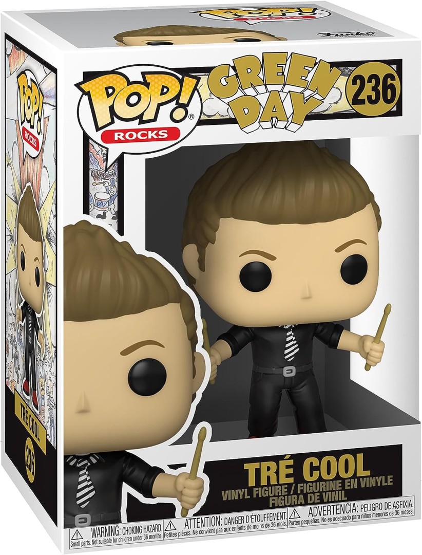 Funko Pop Rocks- Green Day- Tre Cool - Zappies
