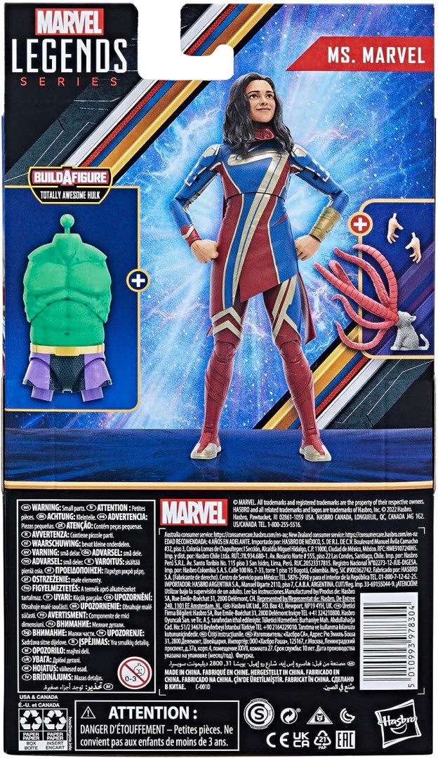 Marvel Legends Ms Marvel Figure - Zappies