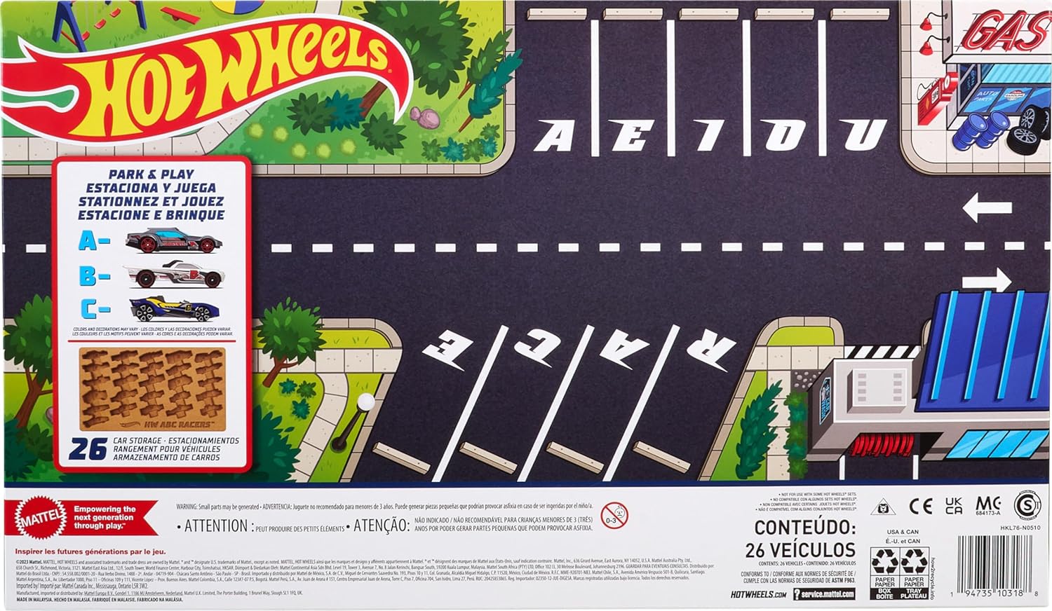 Hot Wheels Abc Racers 26 Cars 1:64 - Zappies