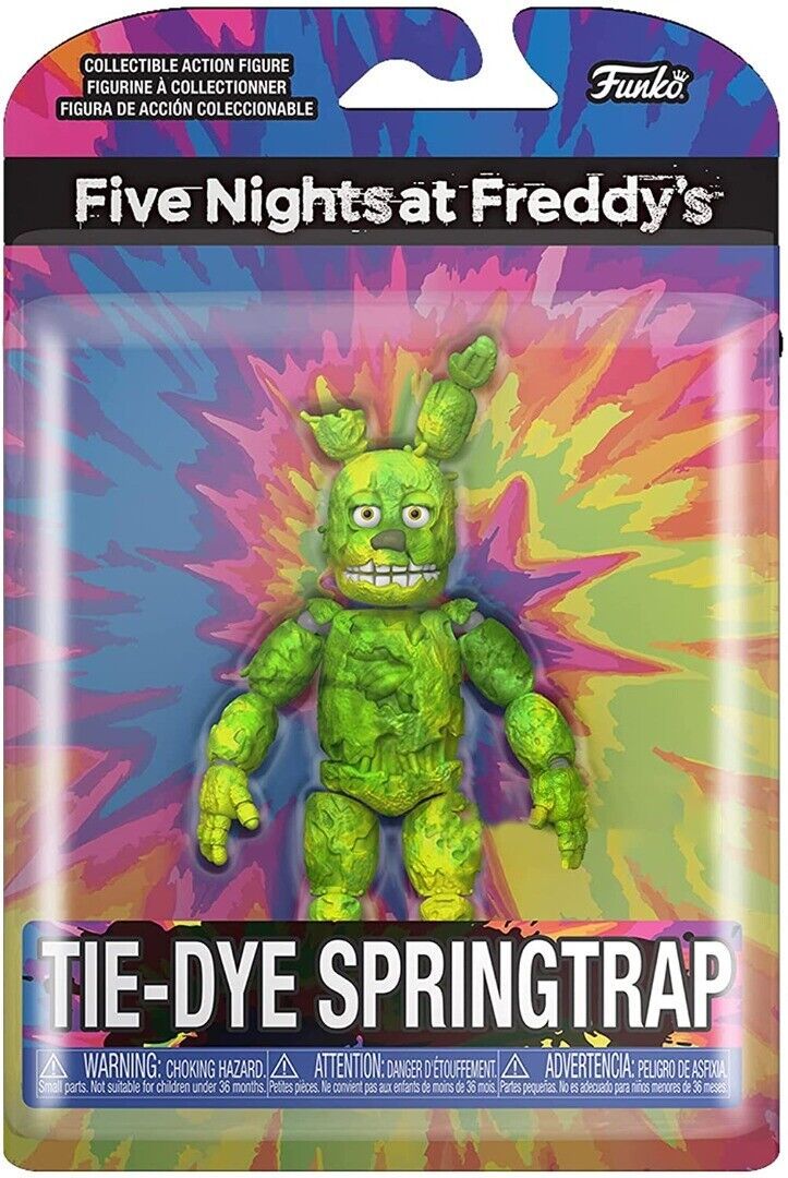 Funko Action Fig 5" Fnaf Tiedye- Springtrap - Zappies