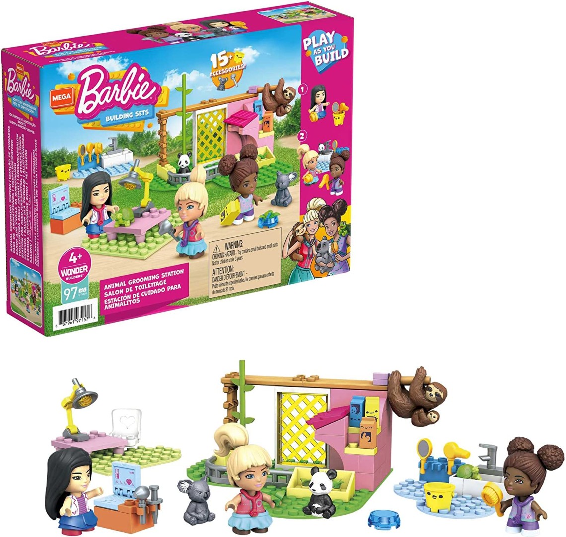Barbie Megaconstrux Animal Grooming Station - Zappies
