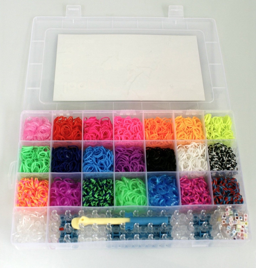 Loopy Loom 4200 Band 50 Letters 10 Beads Set - Zappies